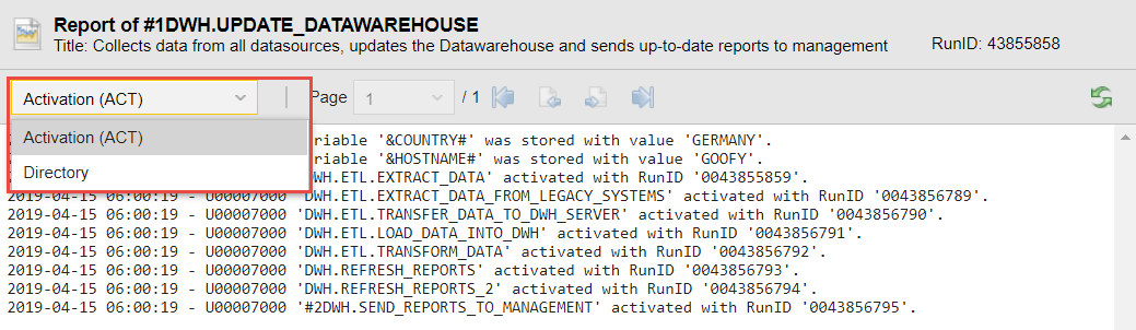 Working with the Reports View